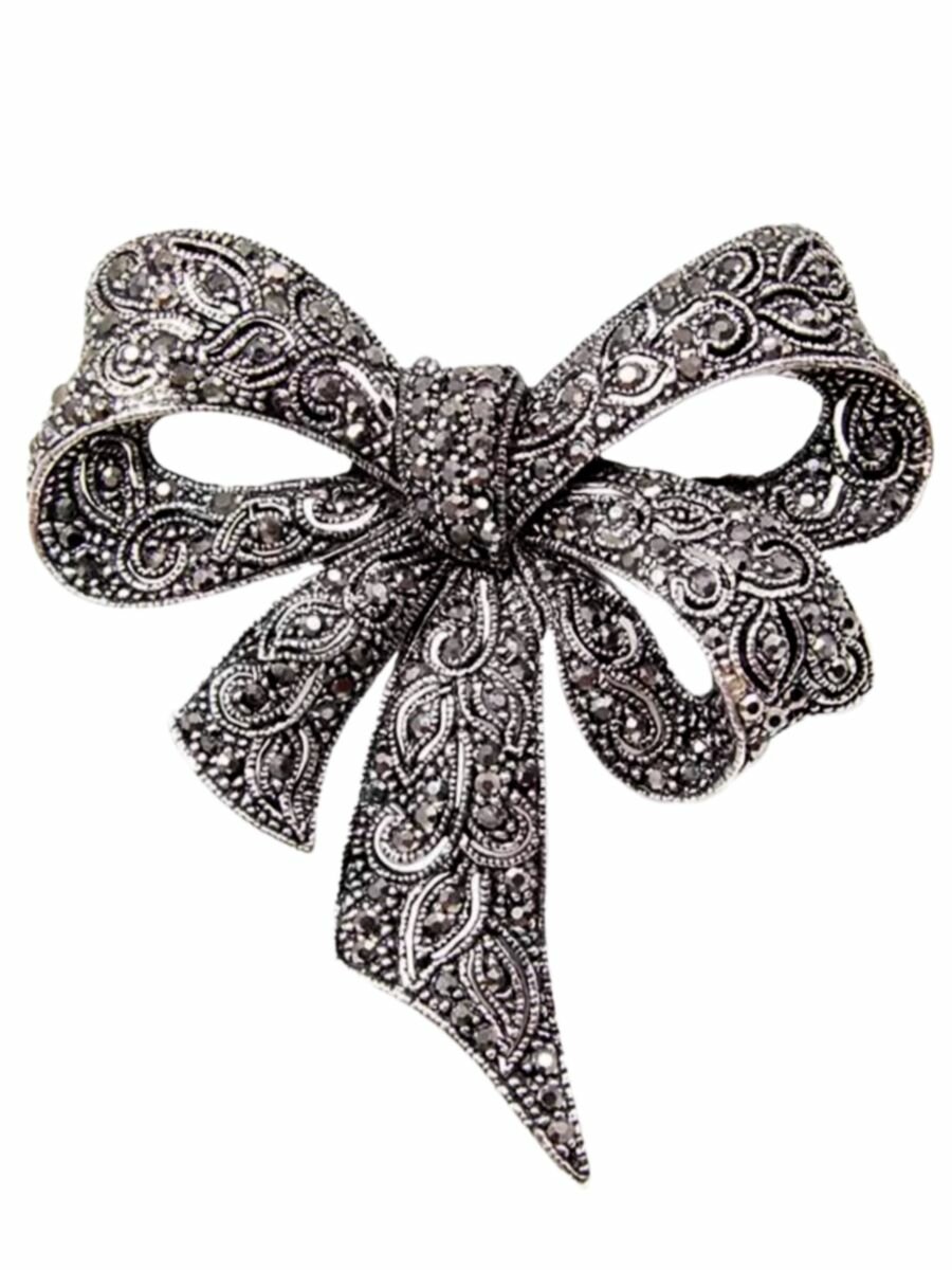 Брошь, стразы