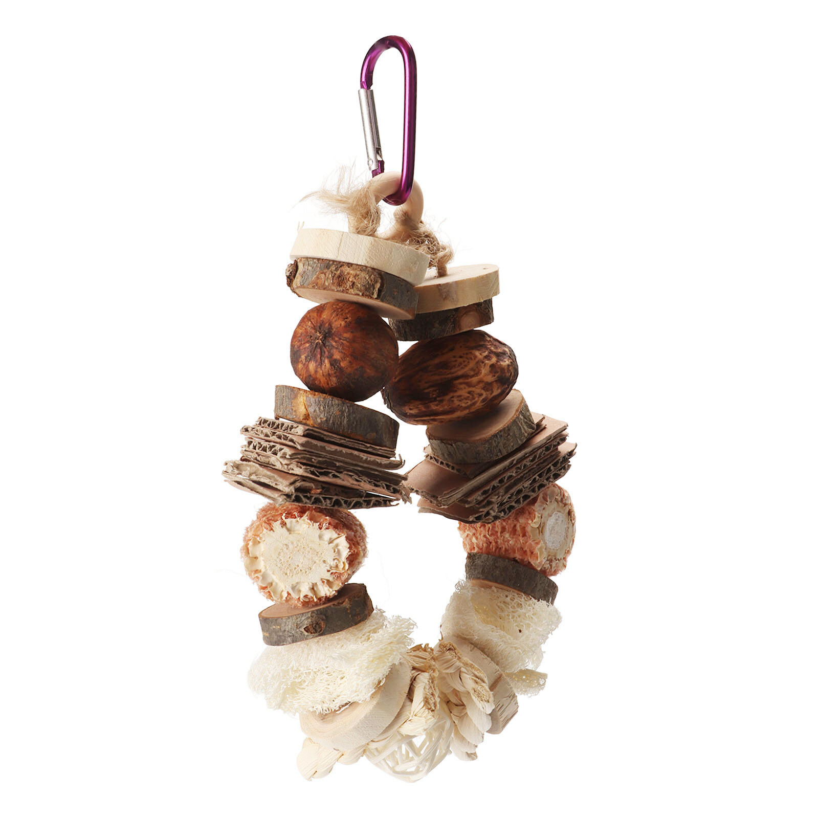 Игрушка для жевания птиц, клювогрызущая игрушка, устойчивая к укусам, облегчающая скуку, игрушка для клетки попугая с крючком для корелл и неразлучников