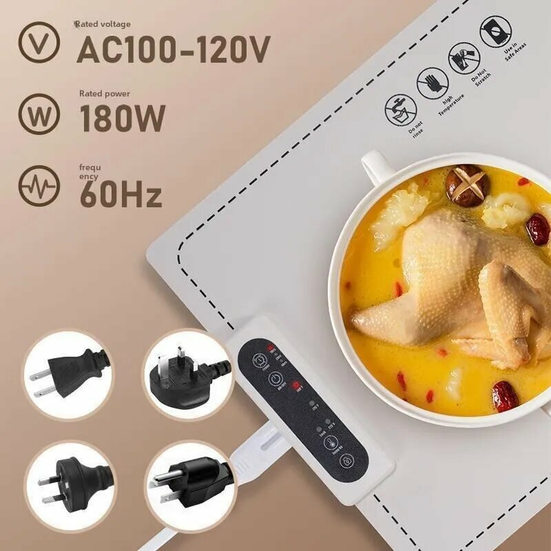 Многофункциональная изоляционная плита для домашнего отопления, складной гибкий силикон