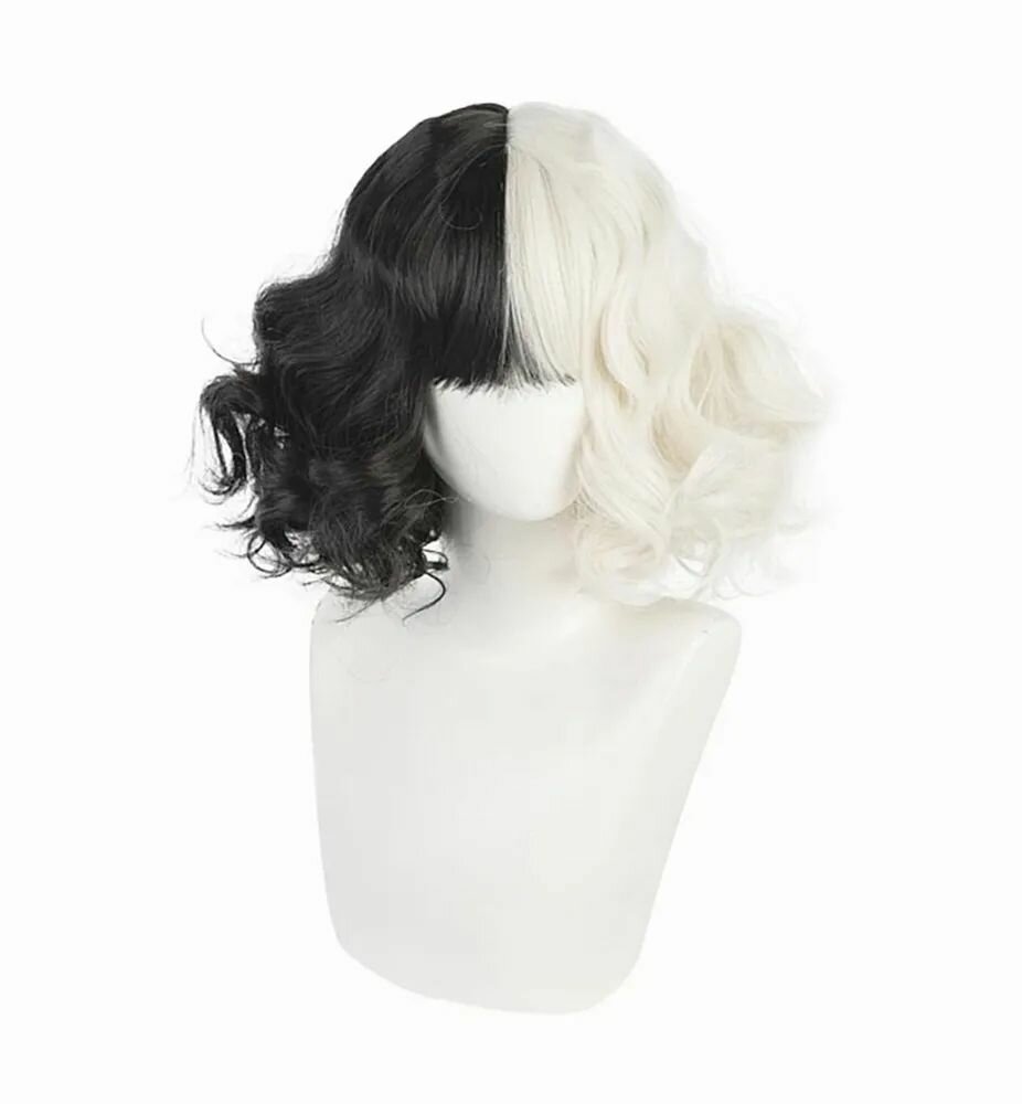 Парик карнавальный Круэлла Де Виль (Cruella) универсальный размер