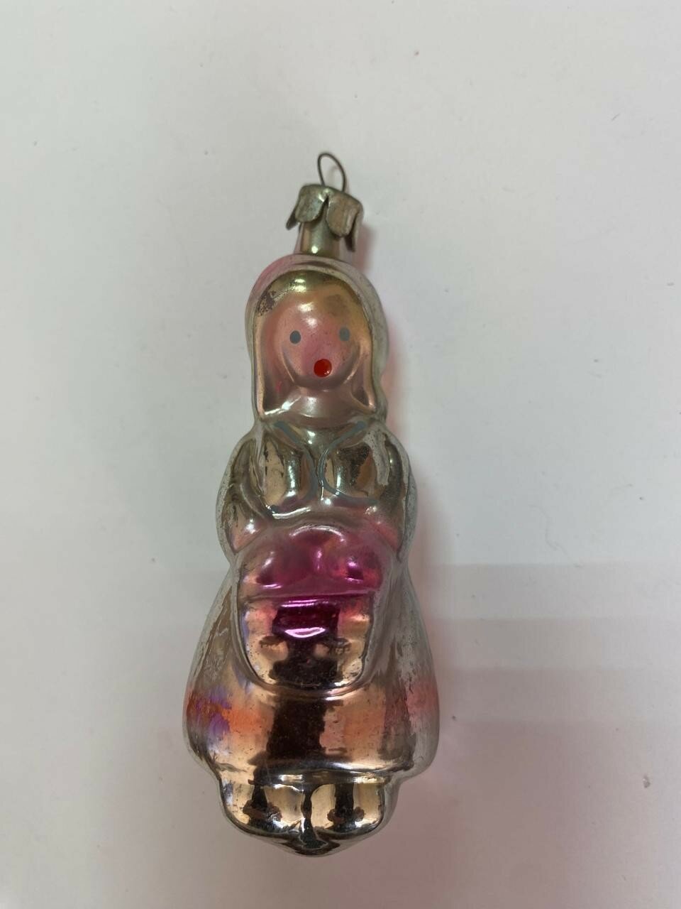 Игрушка на елку Снегурочка 9см Винтаж из СССР