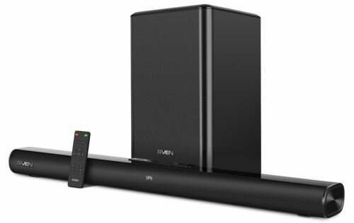 Саундбар Sven SB-2200D черный (2 x 60W, Bluetooth сабвуфер 180W, пульт ДУ, LED-дисплей, HDMI, USB)