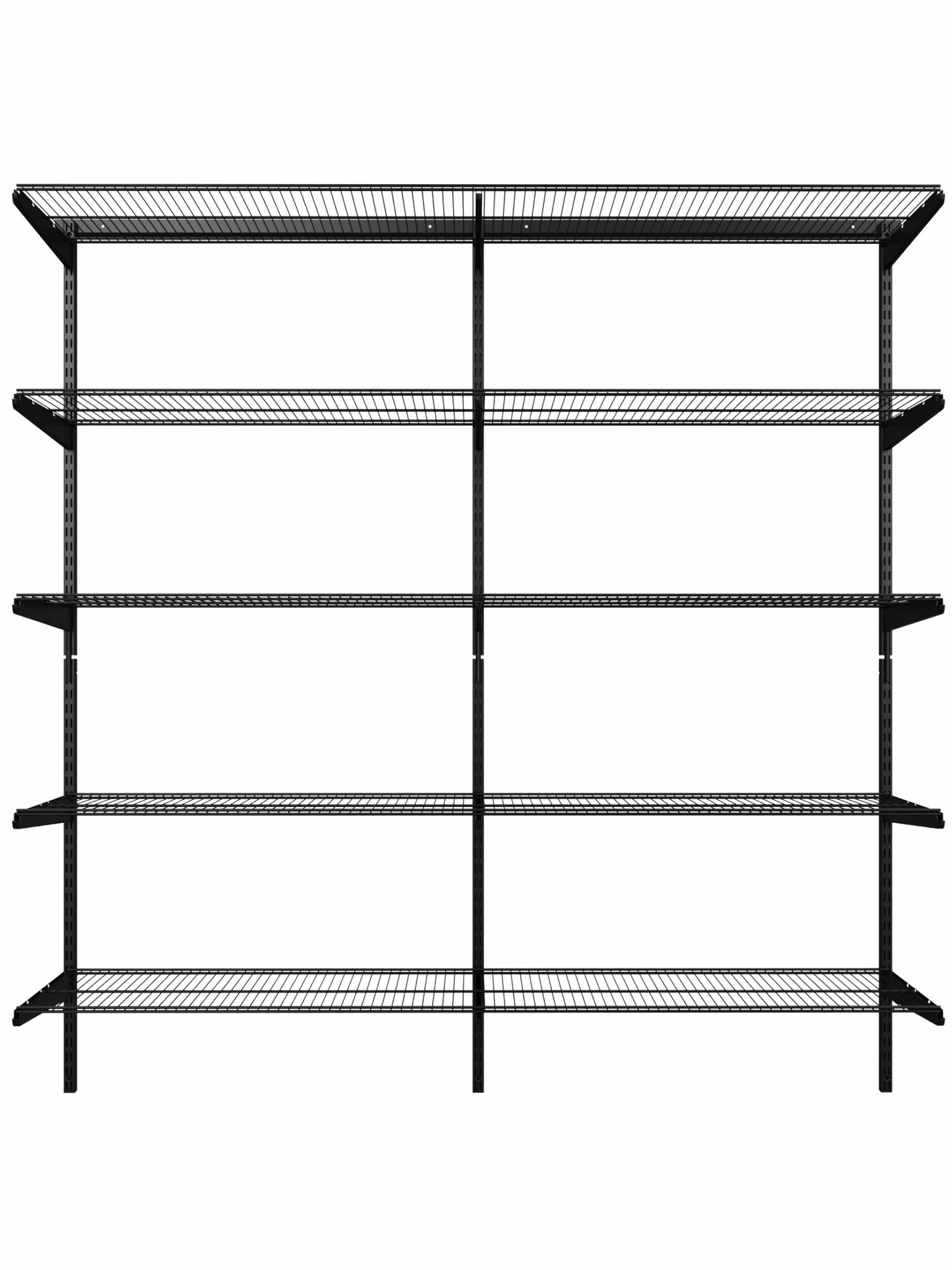 Гардеробная система ДиДжей, №51 черный, 188х45х192 см