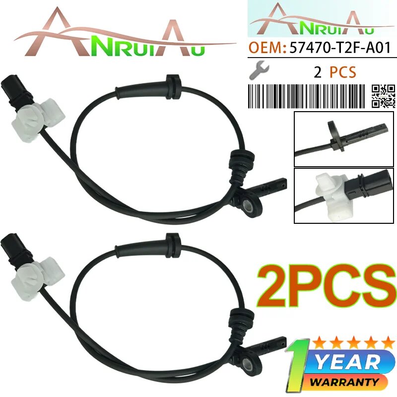 Новые 2 шт. 57470T2FA01 задние левые и правые датчики скорости колеса ABS, совместимые с Honda Acura TLX Accord 2015-2020 2013-2017