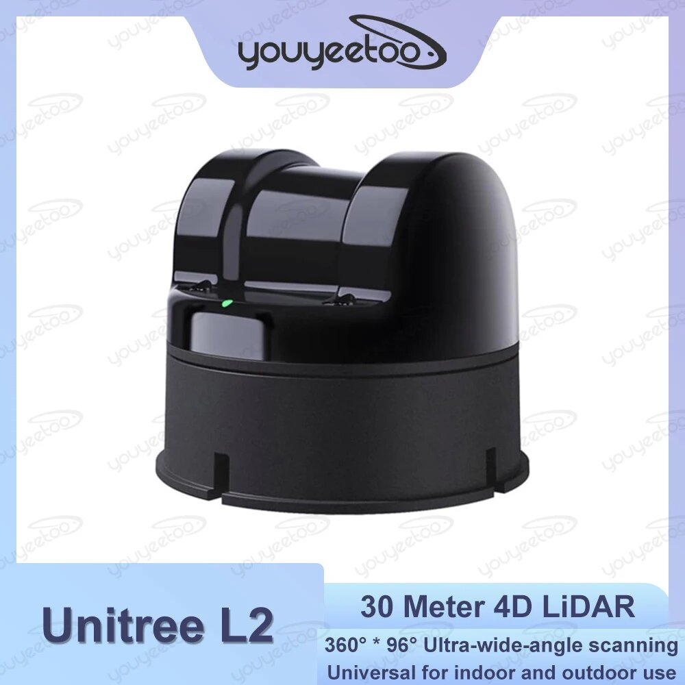 Новый 3D-сканер Unitree L2 Bionic с датчиком LiDAR 360° ° Улучшение производительности TOF для навигации на роботе и предотвращения препятствий