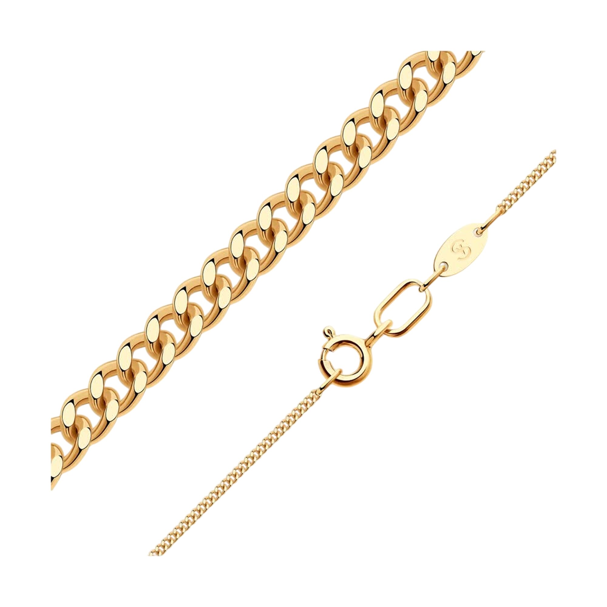 Цепь красное золото, 585 проба