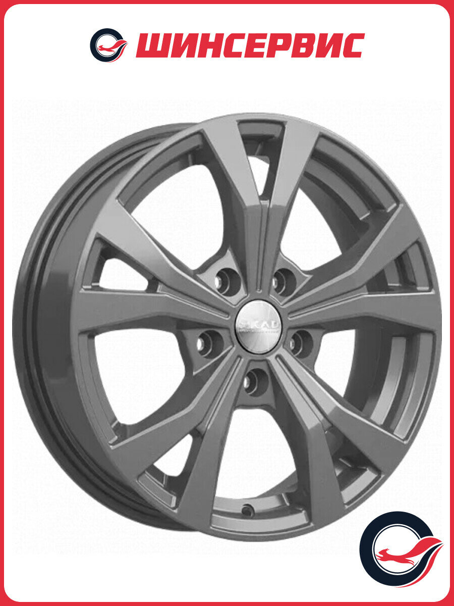 Литой колесный диск Скад Нагано R16x6.5J 5x114.3 ET45 ЦО67.1 для автомобиля