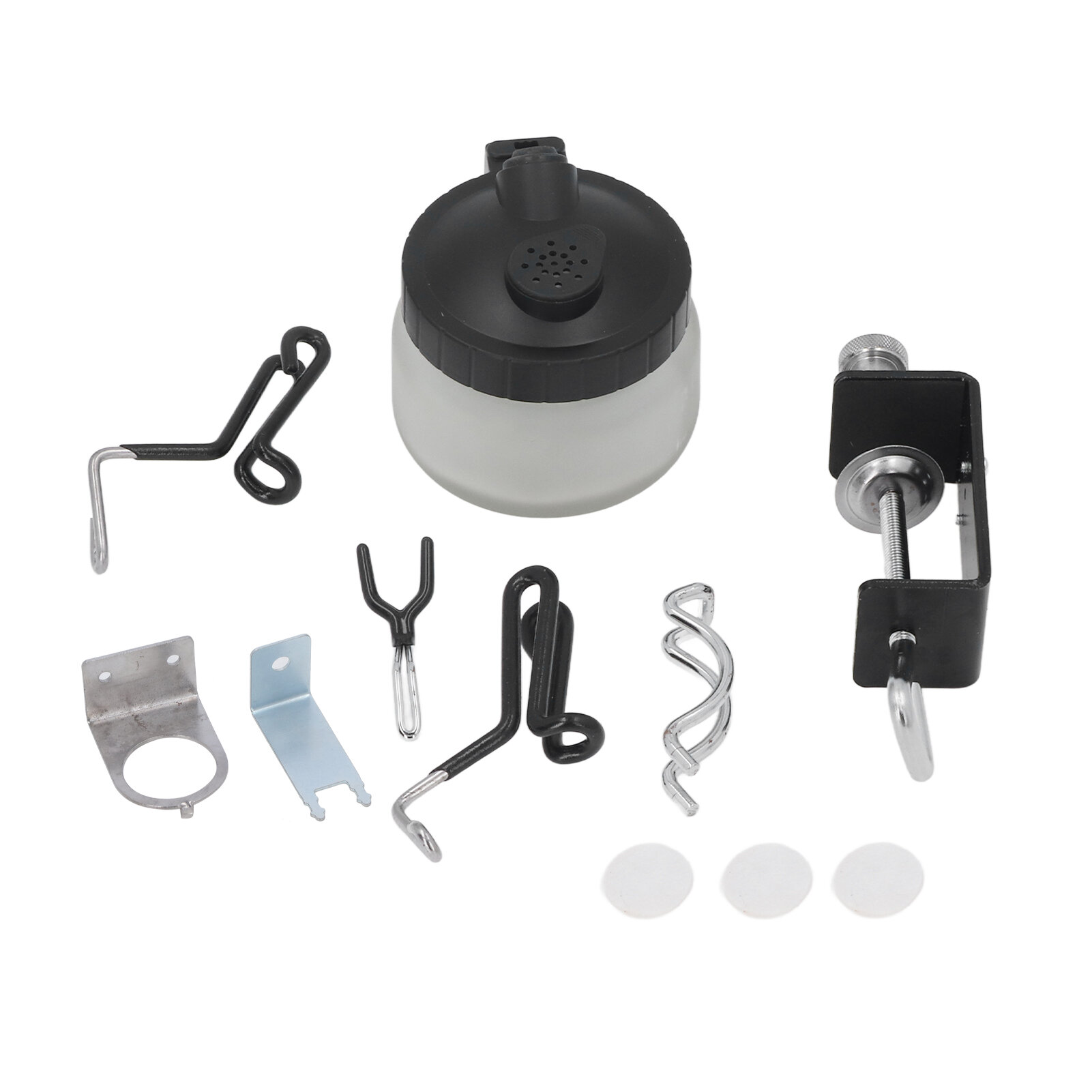 Держатель аэрография Станция из нержавеющей стали легкая сборка 360 градусов переворачивать зажим на держателе аэрографа для художника