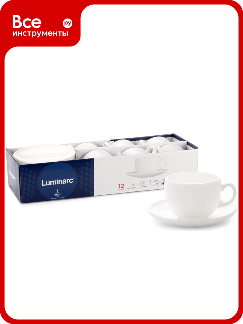 Набор чайный LUMINARC эссенс 12 предметов, 220 мл P6433, из эссенс