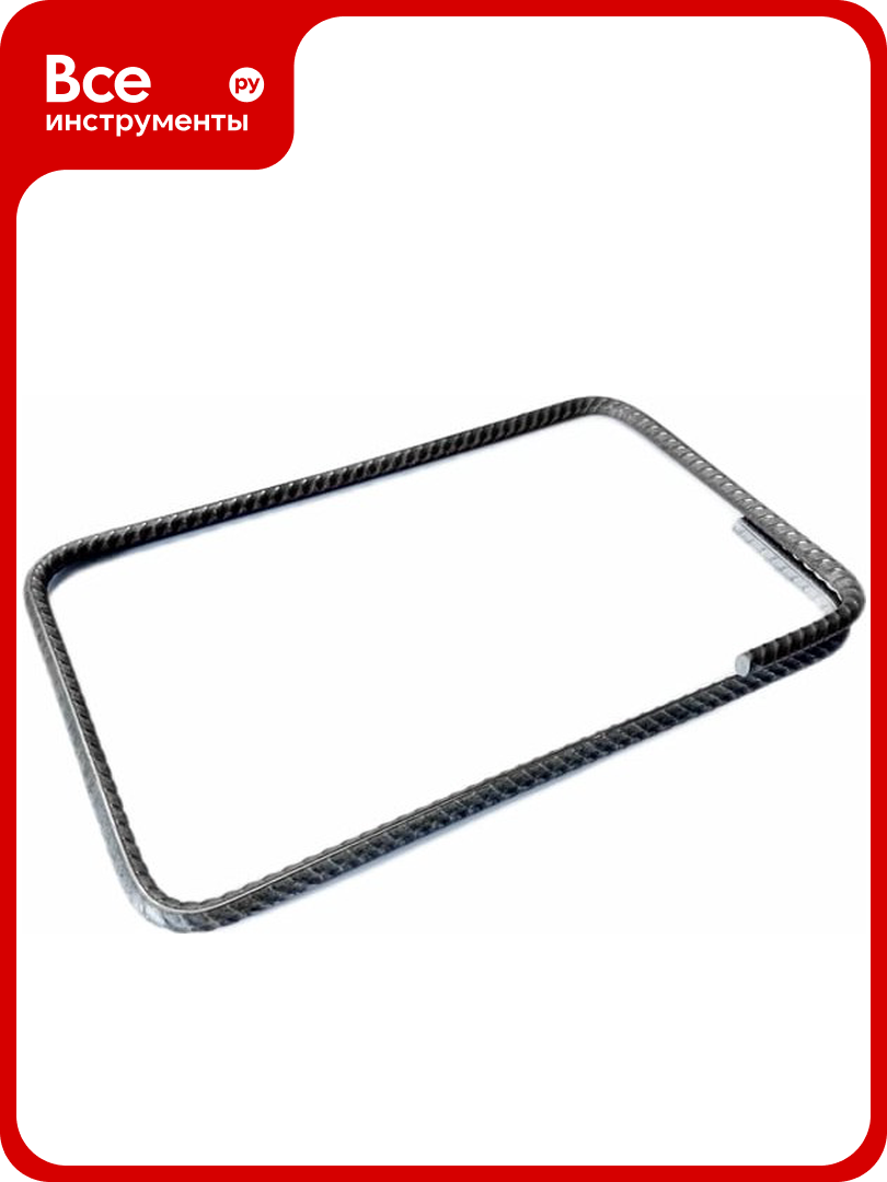 Хомут арматурный Insparion 120х120мм, Ø6, А240, 30шт С1-, 120х120мм