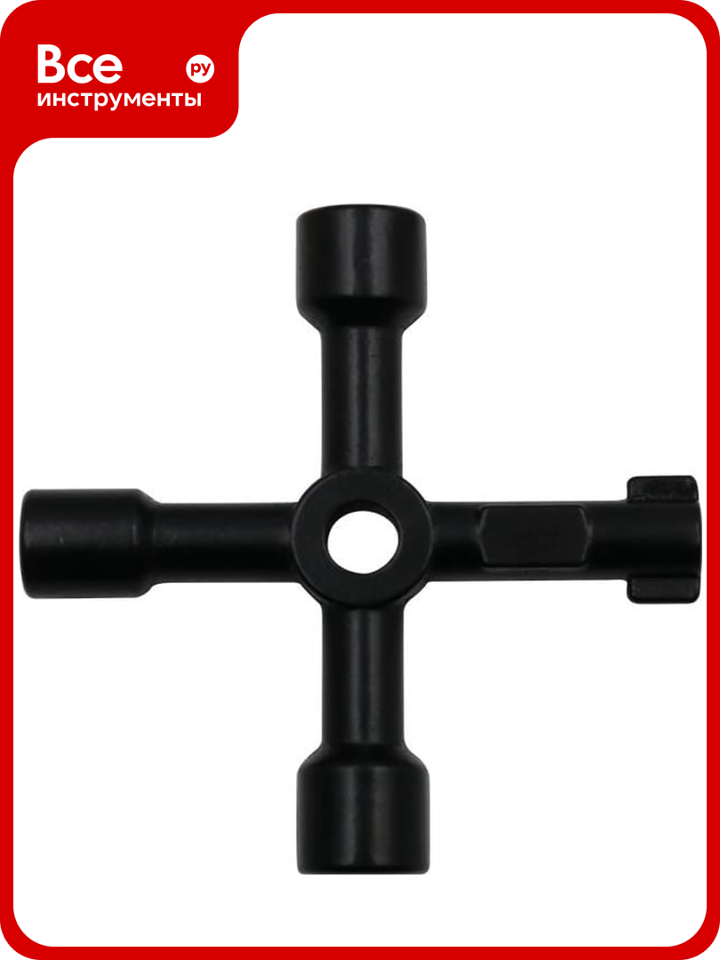 Универсальный ключ Vitatools трехгранный треугольный круглый квадратный klyuch-trehgrannyy-treugolnyy, 5 л