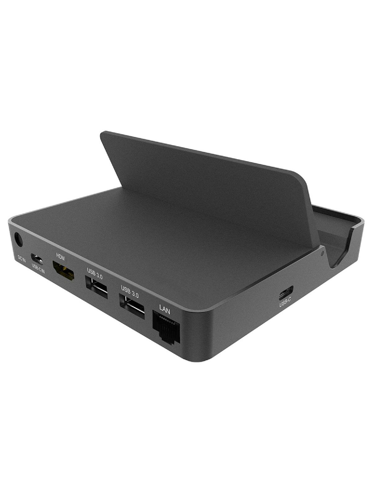 USB C Docking Station With PD36W Power Delivery, Gigabit Ethernet, HDMIcompatible 4K, 2 USB 3.0 Port