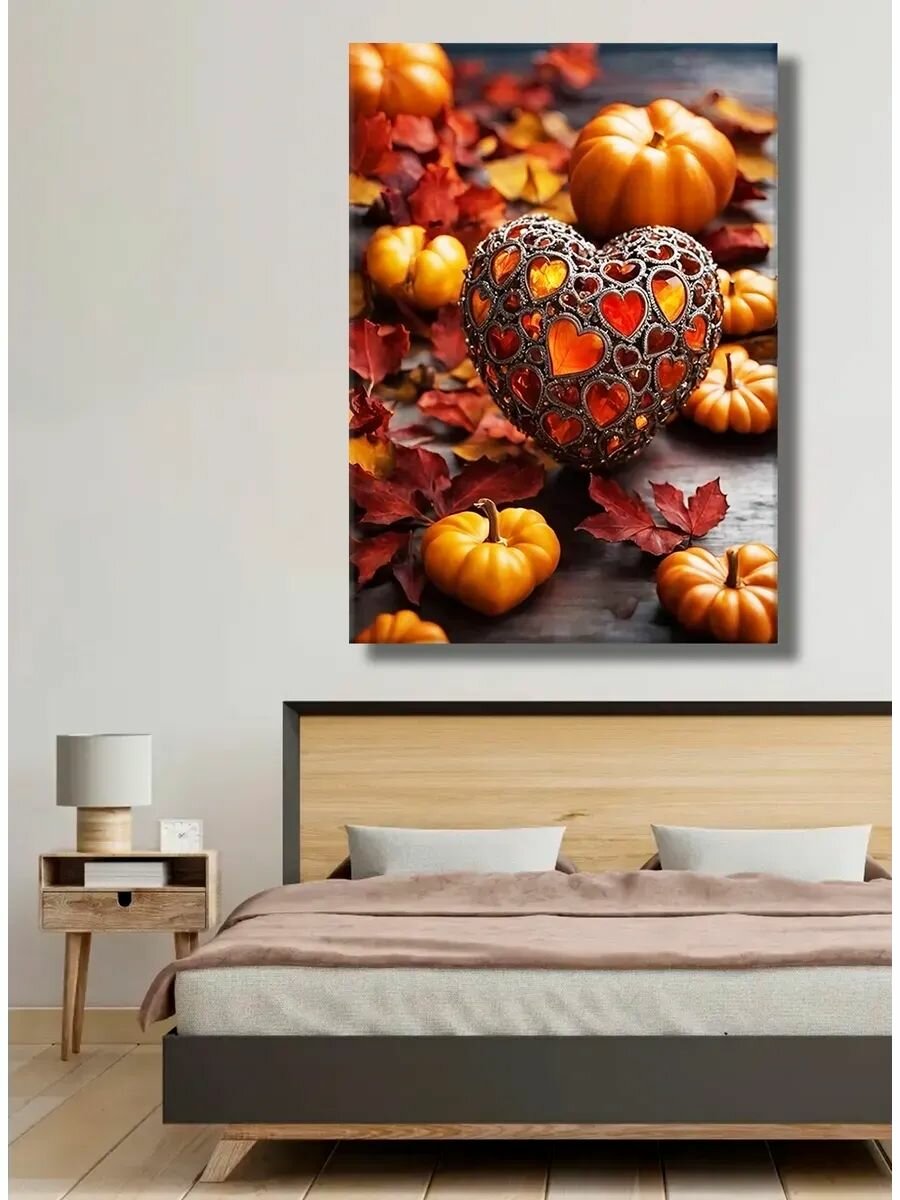 Картина "Сердце осени", для интерьера 30х40см 1шт.