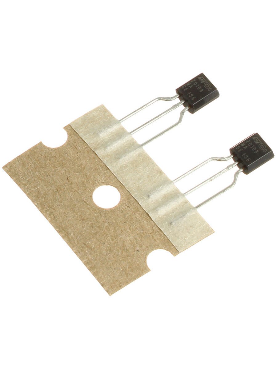 Симистор Z0103MA (Z00103MA) TO-92 STM (упаковка 2шт) 600В 1А