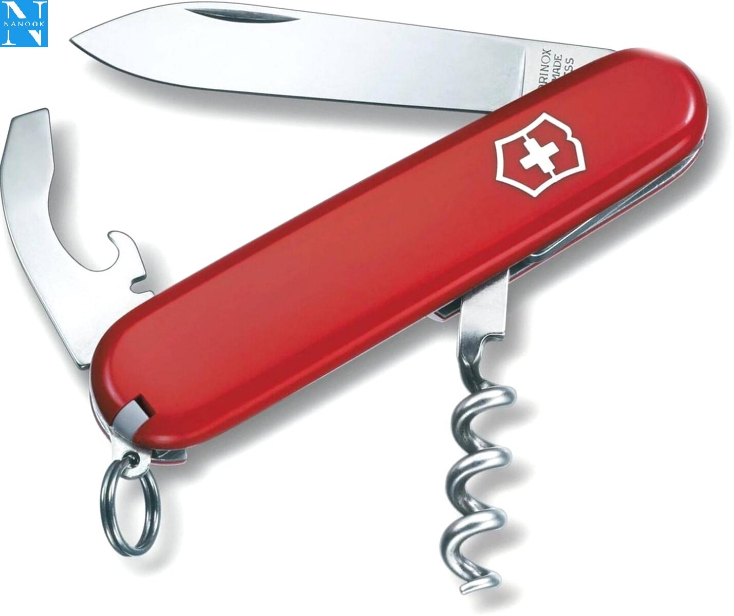 Нож перочинный VICTORINOX Waiter 0.3303, 84 мм, 9 функций, красный