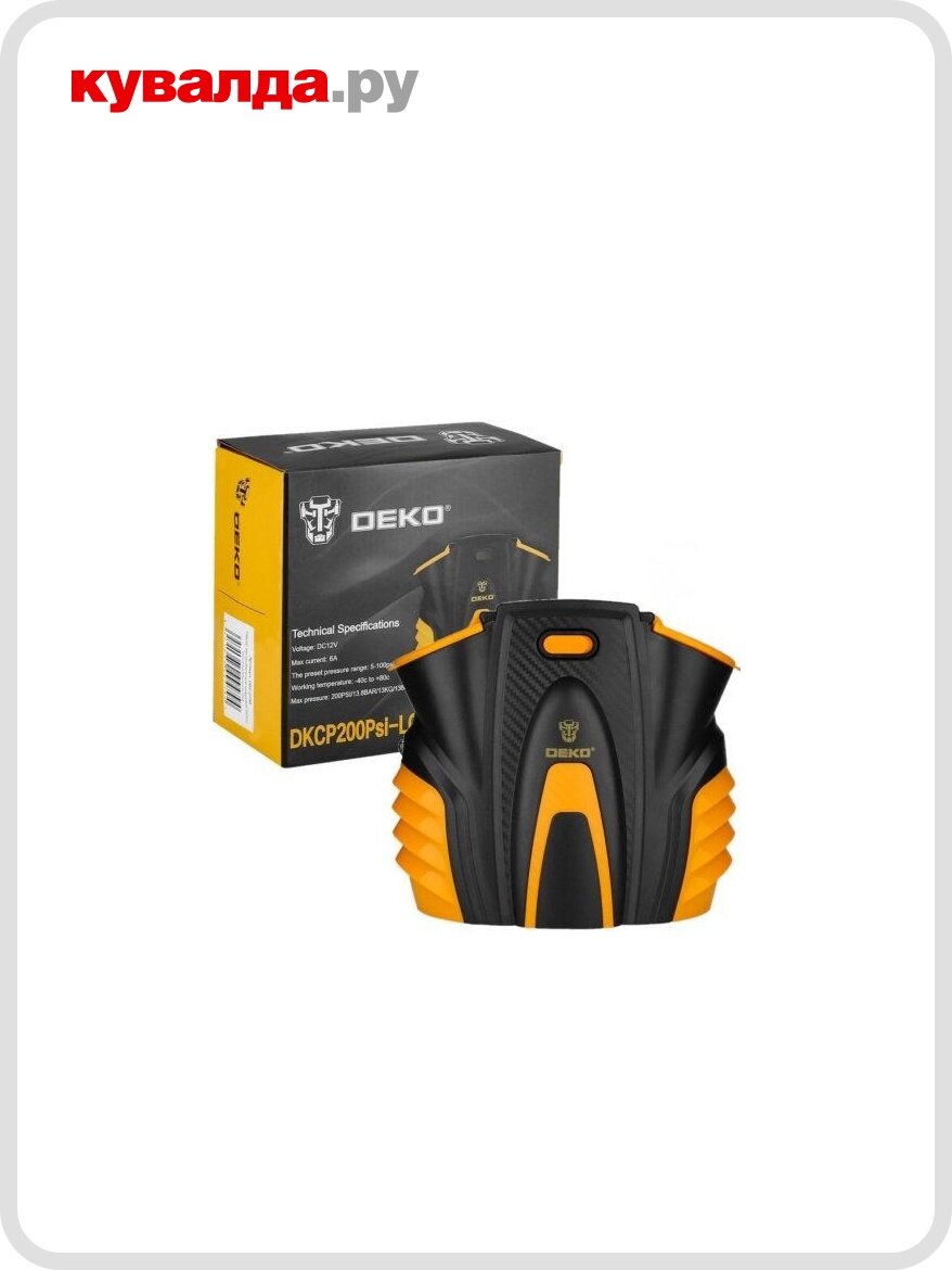 Компрессор автомобильный DEKO DKCP200Psi-LCD Plus