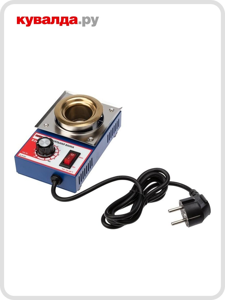 Паяльная ванна REXANT ПВ9010 100 вт, d 38 мм, 200-480 °c