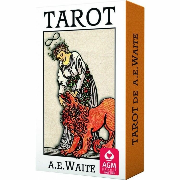 Карты Таро A.E. Waite Tarot Premium Edition - Pocket AGM Urania / Премиальное издание Таро А. Э. Уэйта - Карманное