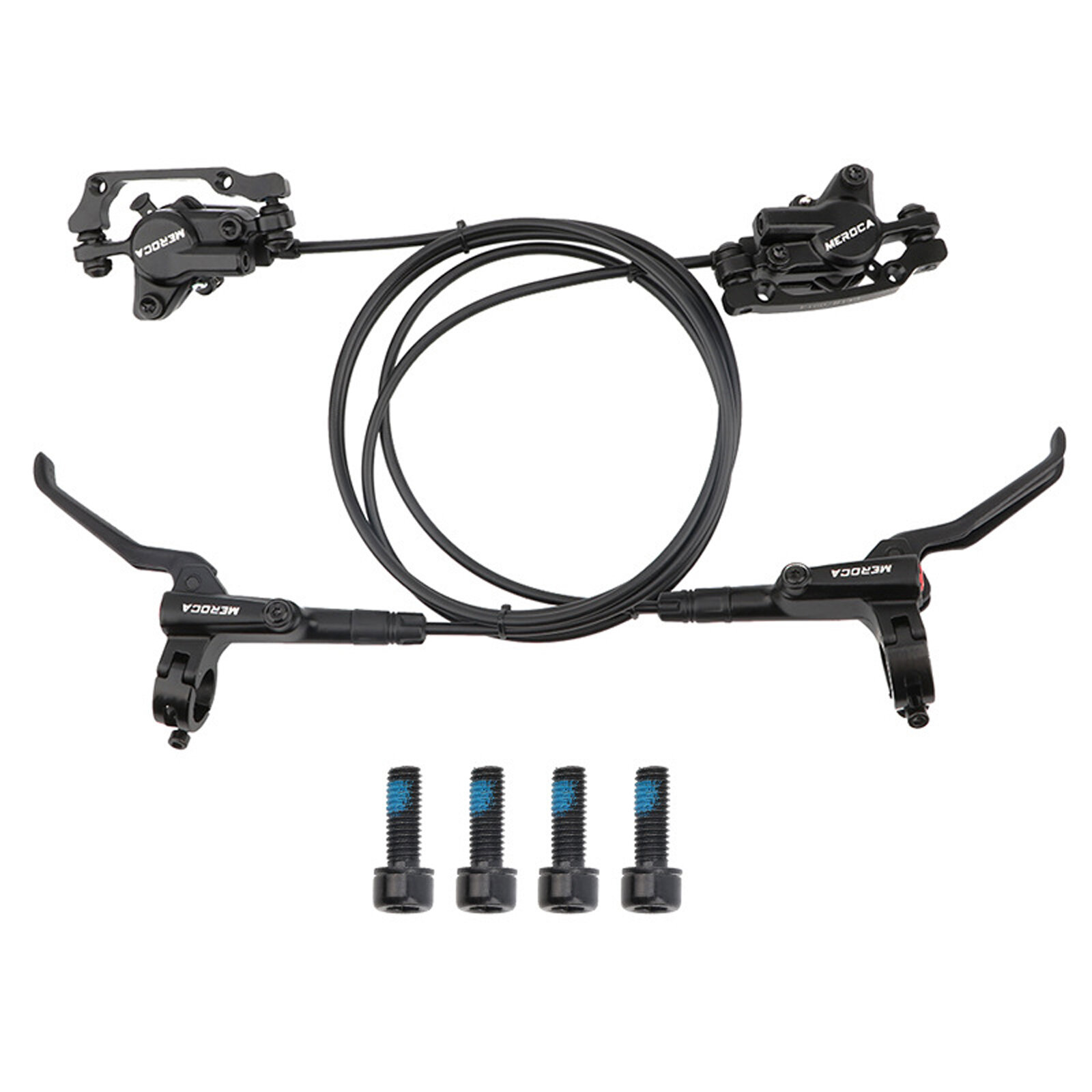 Тормоз для велосипеда Гидравлический дисковый тормоз Масляный тормоз для велосипеда Тормоз для горного велосипеда Передний задний калипер для велосипеда Клемма Запчасти для велосипеда, Колонна А: 75мм, Колонна B: 51мм, Материал: алюминиевый сплав, Тип1: