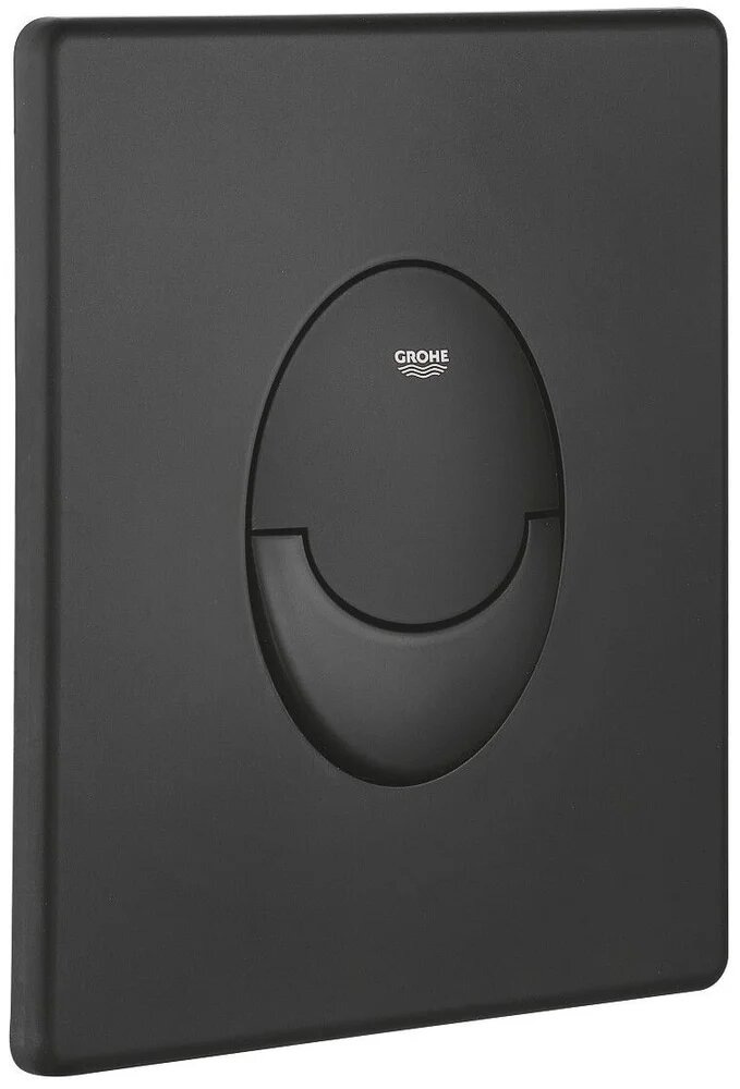 Кнопка смыва для унитаза Grohe Skate Air 38505KF0 черная, матовая, кнопка для инсталляции
