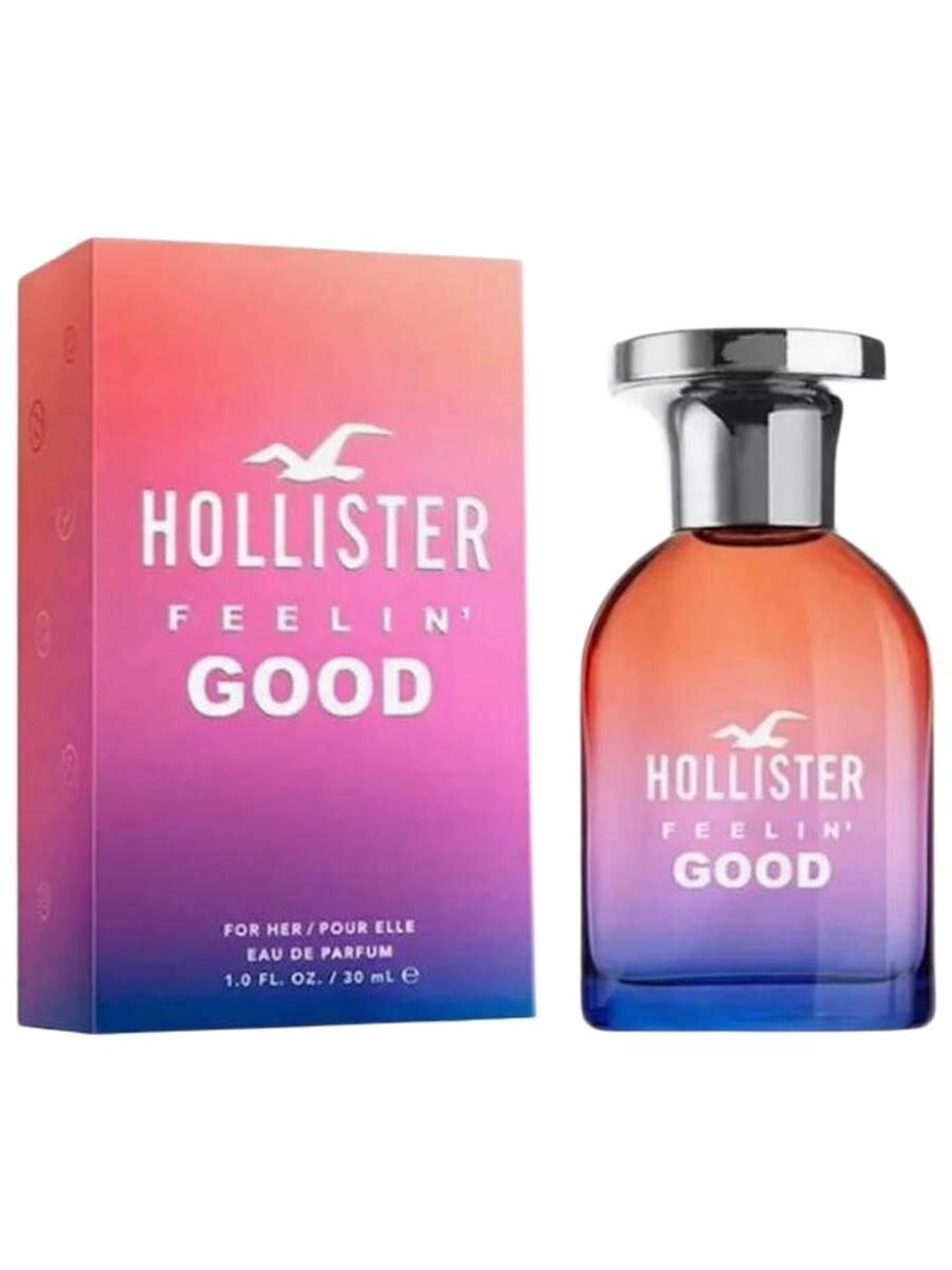 Вода парфюмированная Hollister "Feelin' Good", для нее, 30мл