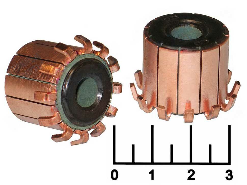 Коллектор электродвигателя 12/8*23.1*21.9мм AMKSS0017/TT73098/TT73118/TT73129