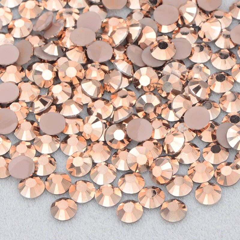 Стразы Rose Gold 4 мм, A37, 500 шт