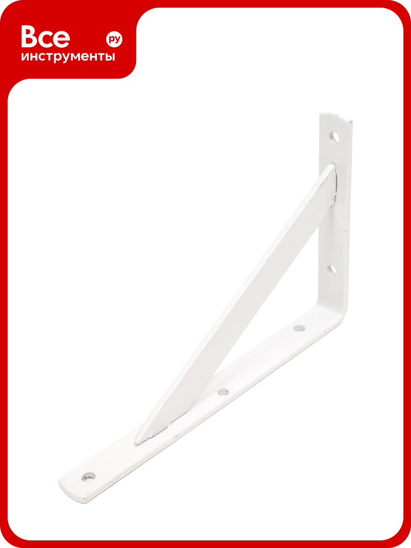 Усиленный кронштейн MFK-TORG модель 9 100х150 20мм белый SB-07 К9-100, 20мм