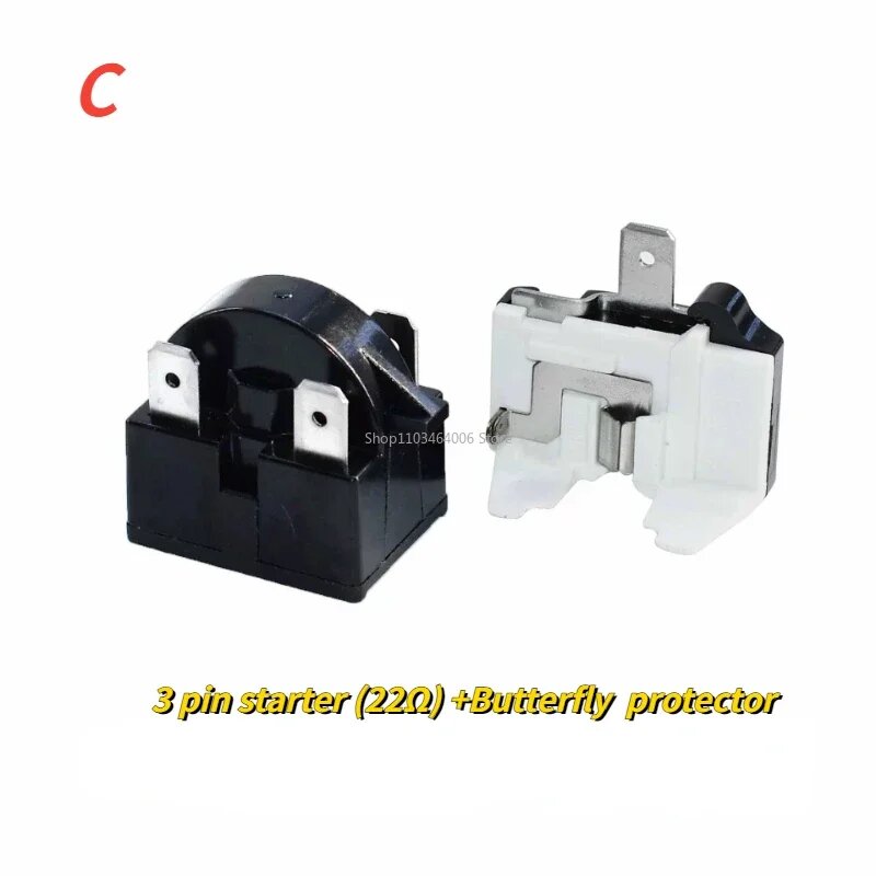 Компрессор холодильника стартер QP2-15 Белый, C