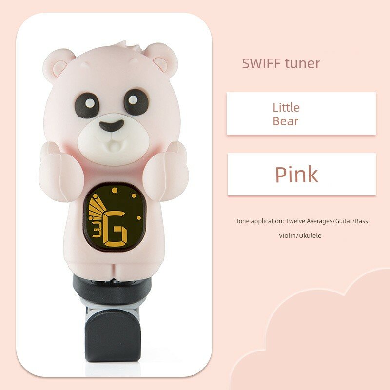 Ruifu фолк-гитара тюнер скрипка мультфильм электронный тюнер укулеле для начинающих нейтральный подлинный Тюнер