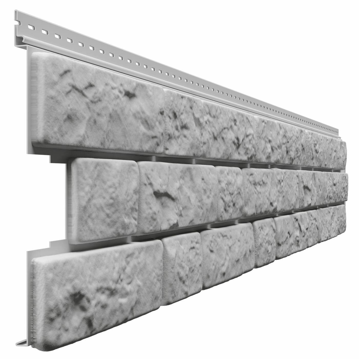 Docke Сайдинг виниловый фасадный LUX под камень, BERGart, табак, 1шт