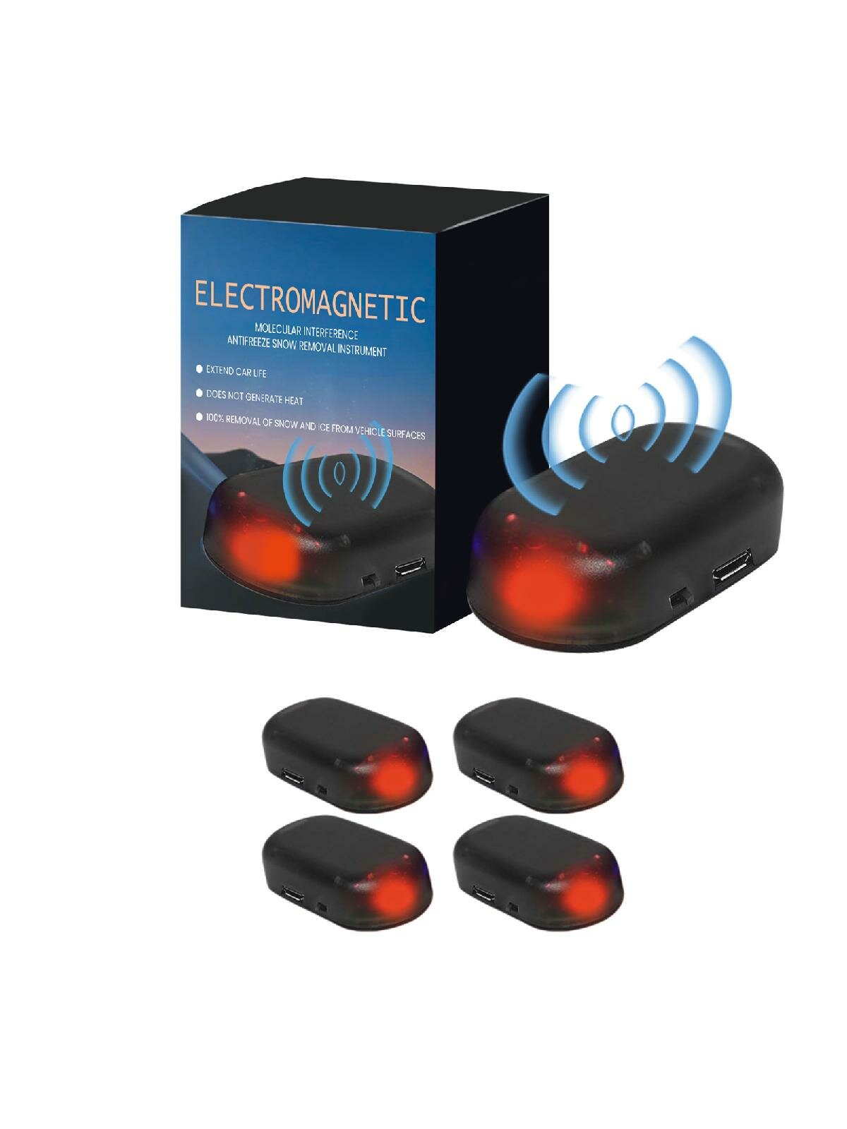 Быстродействующий Эффективный портативный антиобледенитель для удаления снега и льда со стекол автомобиля