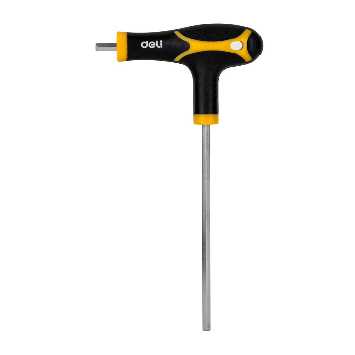 Ключ Deli Набор шестигранных ключей с рукоятью Deli DL233108 8 шт || размеры 2x75 мм/2,5x75 мм/3x100 мм/4x100 мм/5x150 мм/6x150 мм/8x200 мм/10x200 мм уц-1-1