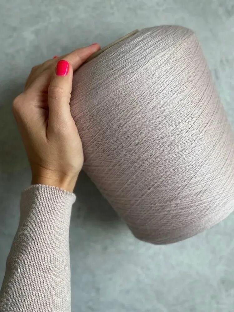 Пряжа для вязания Palermo filatura di Magia 100% меринос / 100г-1500м / Кремовый / Италия