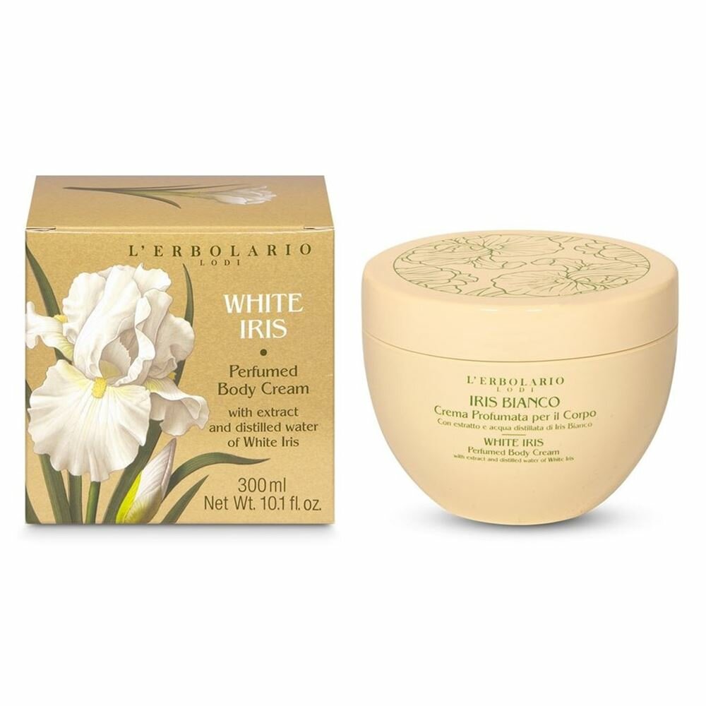 Крем L`Erbolario White Iris Perfumed Body Cream для тела, 300 мл
