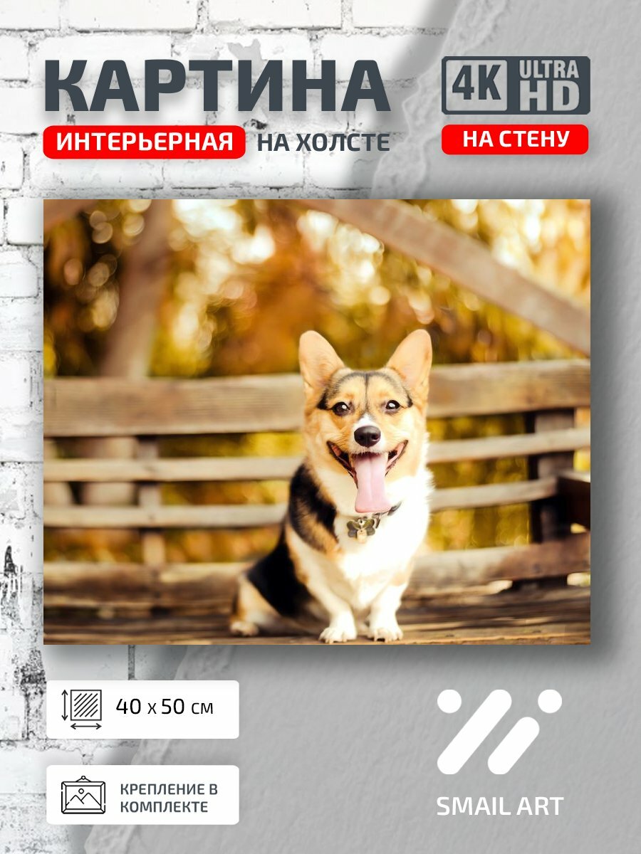 Картина на холсте интерьерная 40 на 50 на стену Скамейка Mood для гостиной атмосфера декор