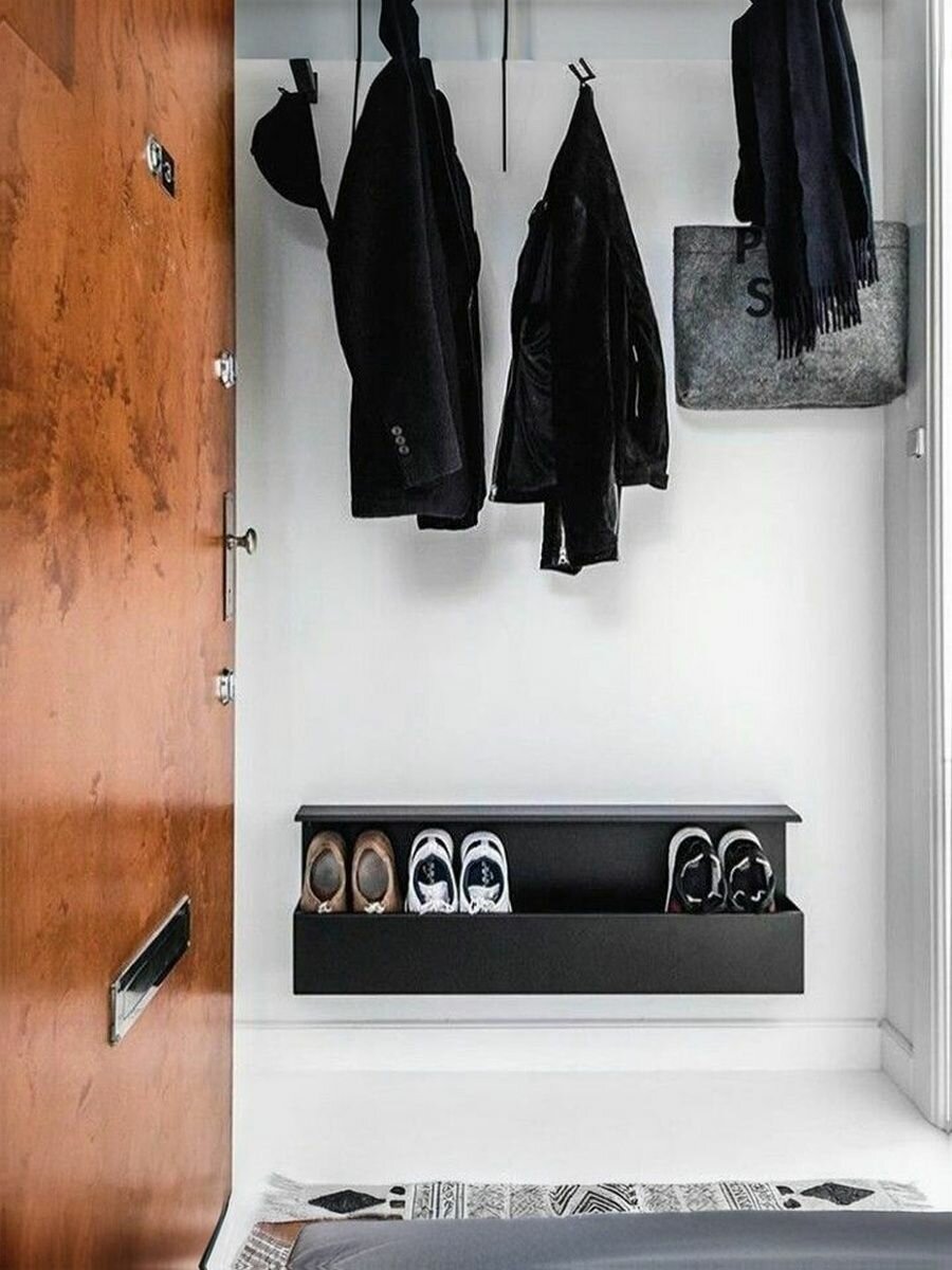 Обувница, подвесная, настенная, лофт