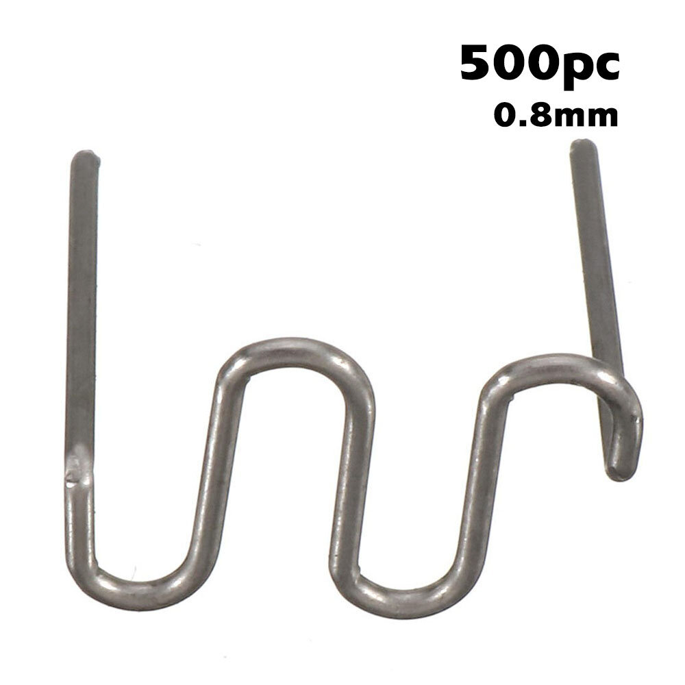 500pcs Car Bumpers Plastic Welding Machine Wire Welders Studs Appearance Repairing Mending Standard Pre Cut Waves Staple