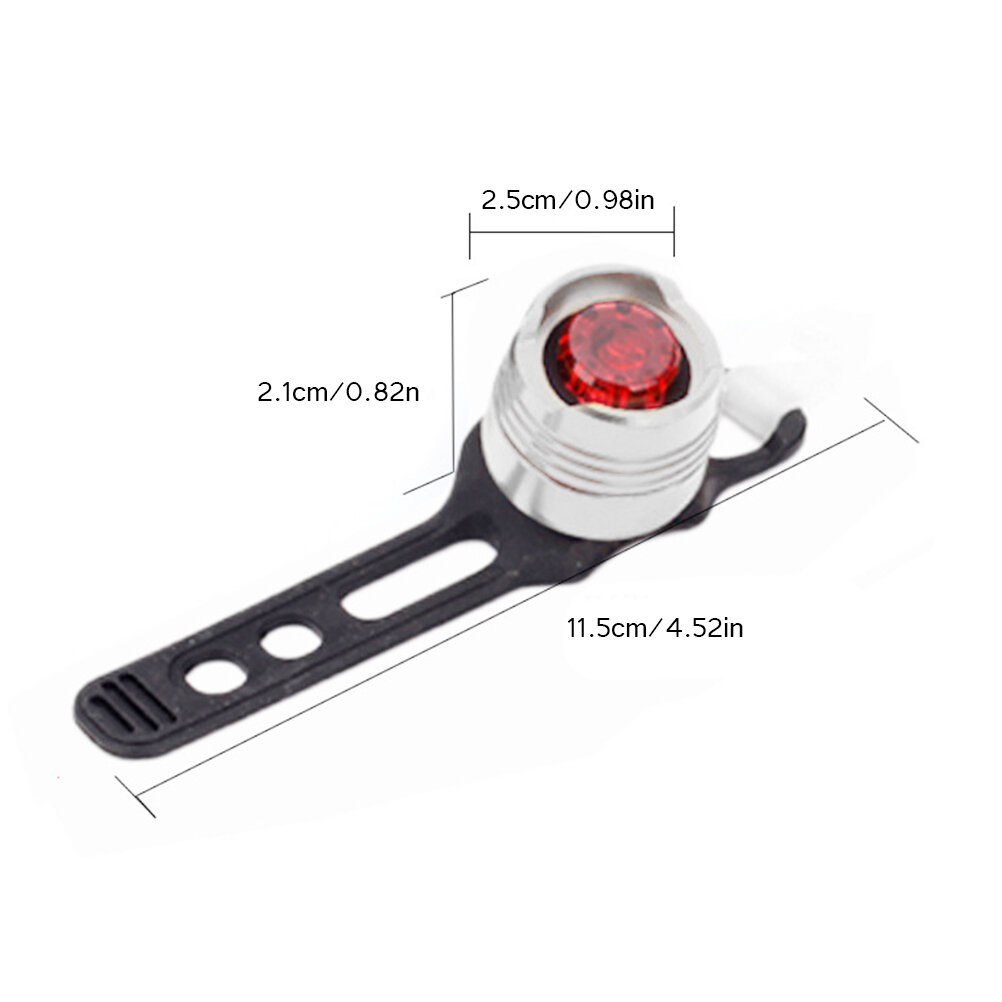 Светодиодный задний фонарь для велосипедного заднего фонаря, фонарик для шлема, сигнальная лампа безопасности