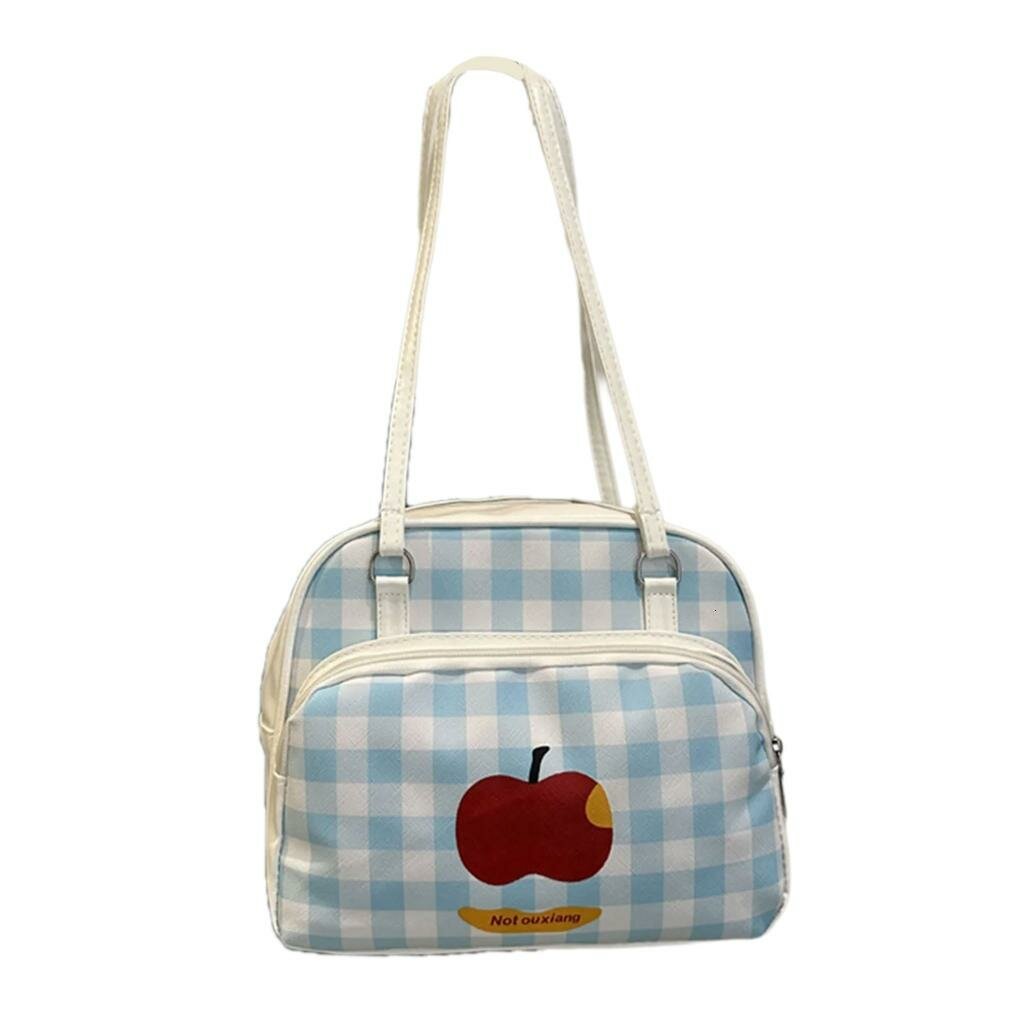 Модная портативная сумка sweet apple через плечо-белый