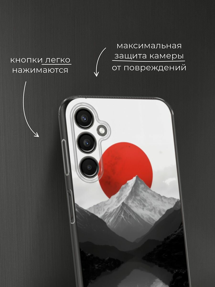 Чехол на Samsung Galaxy A24 / Самсунг Галакси A24 с принтом Белая гора — фото 1