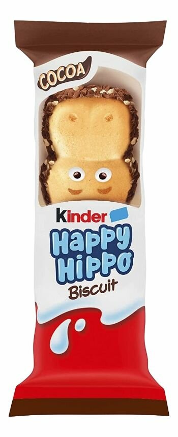 Вафли Kinder Happy Hippo Cacao, 20.7г x 3 упаковки
