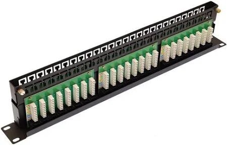 Патч-панель Suprlan 10-0406 19 1U RJ45 кат.5E UTP