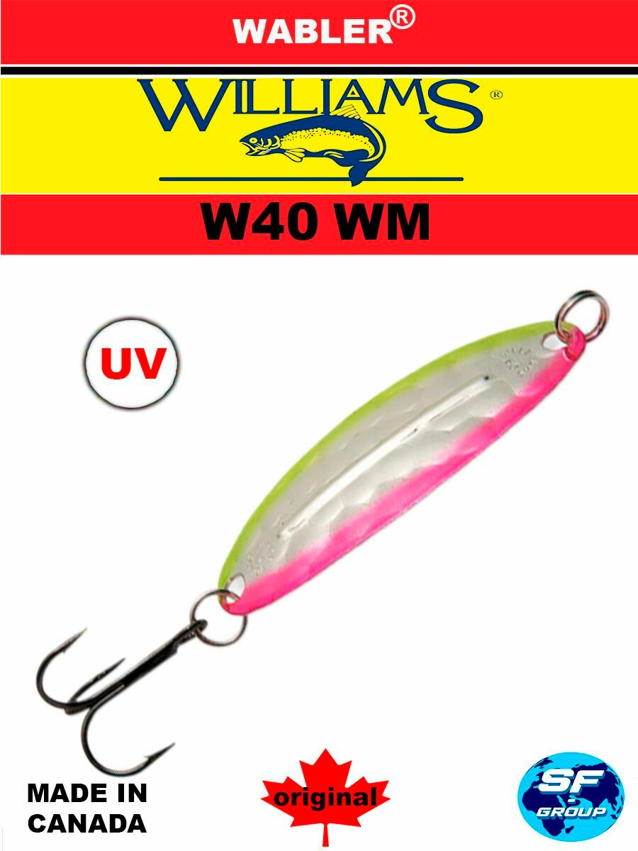 Блесны Williams Wabler W40WM-WTML