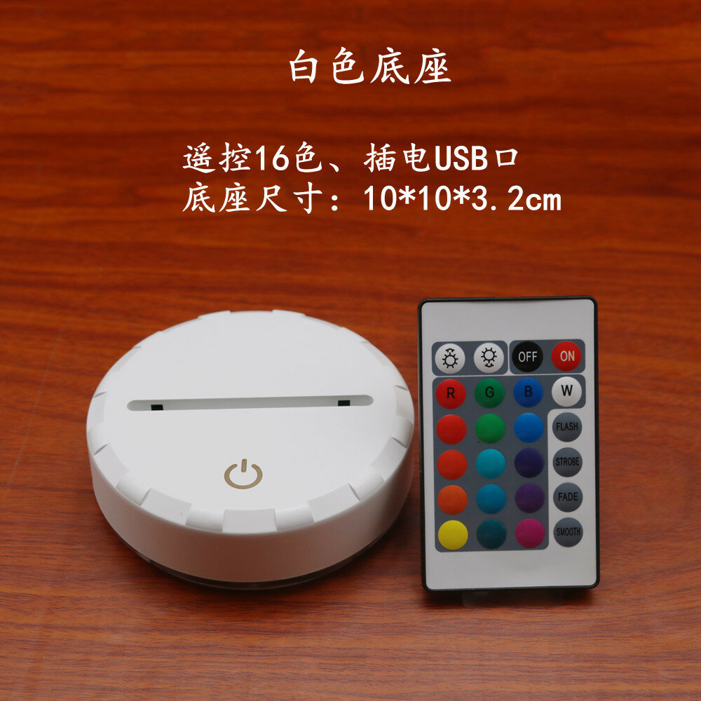 Горячая продажа на внешней торговле: самолет 1, красочный истребитель, 3D сенсорное управление, перезаряжаемый пульт дистанционного управления, 16-цветный энергосберегающий подарок, ночник 3199