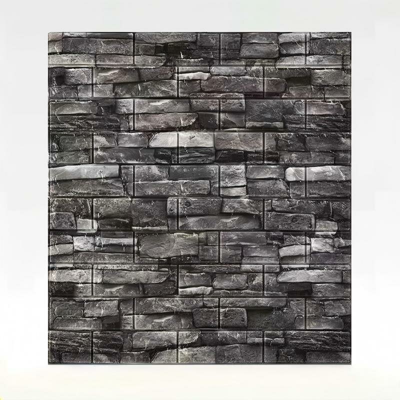 Самоклеющиеся 3D панели для стен, декоративный кирпич, звукоизоляция и уют в интерьере，70*77cm 10 шт.