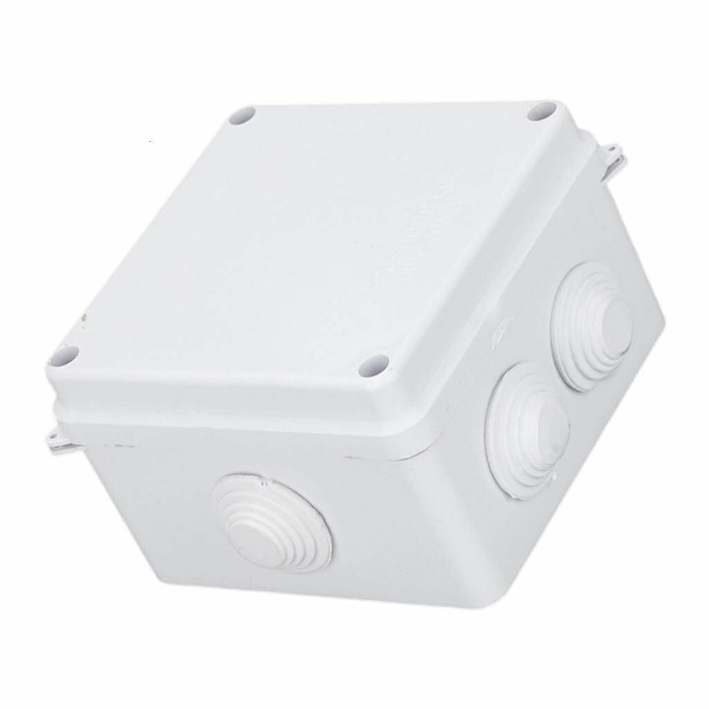 Пластиковая герметичная коробка для наружного соединения кабелей, - 100x100x70 мм