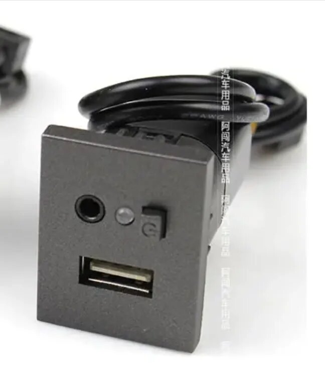 Разъем USB Flash/AUX для интерфейса, мини USB кабель, адаптер аудиовхода для ford focus 2 mk2 2009 2010 2011