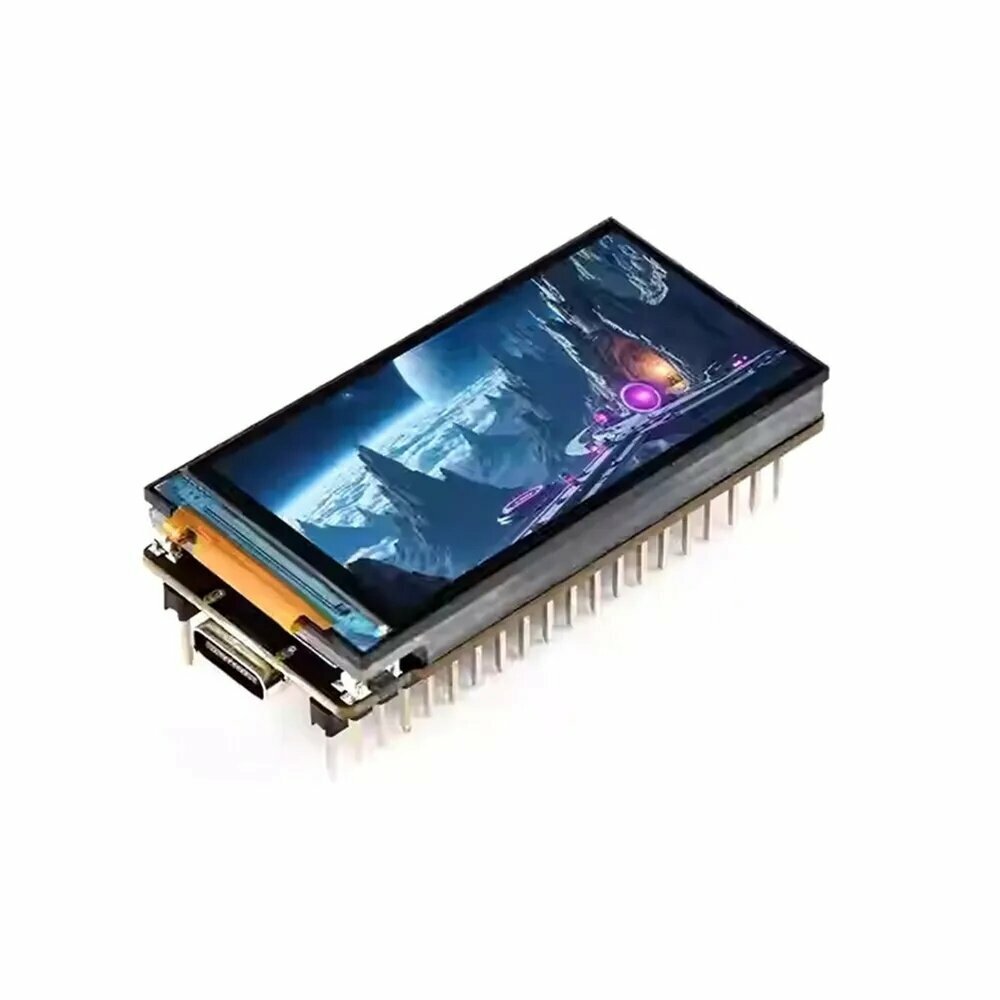 Доска Развития ESP32-S3 AI, 1,91 Дюйма AMOLED, 240x536 С Акселерометром И Датчиком Гироскопа