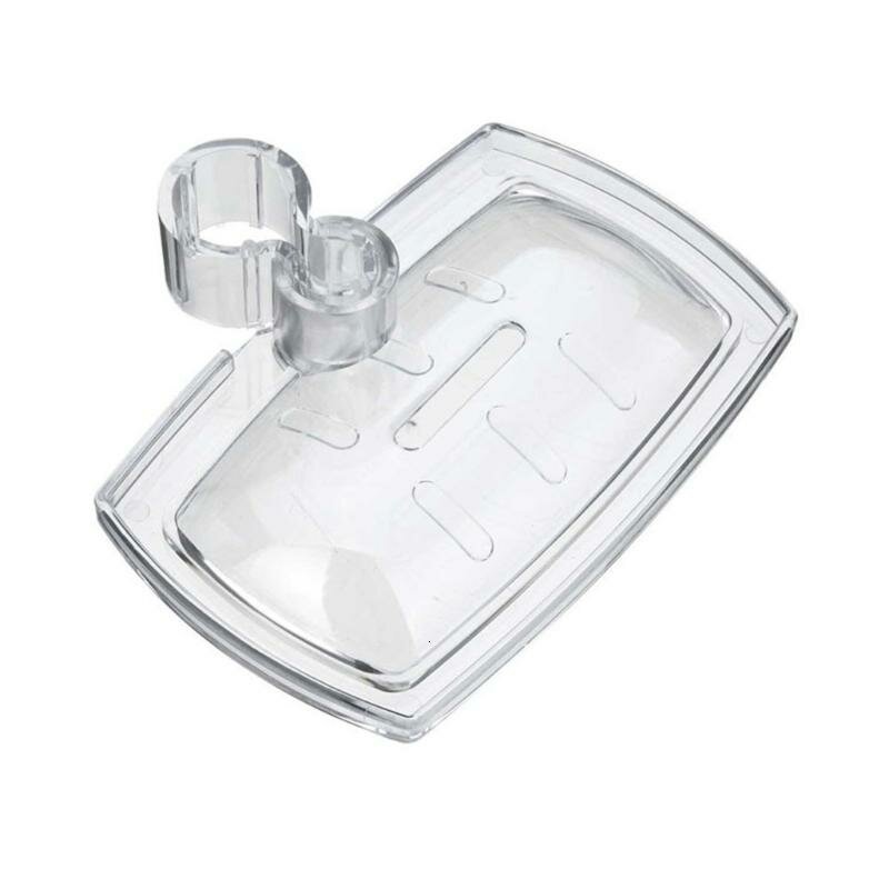 Регулируемый душевой штанг с диспенсером для мыла, 45003 Прозрачный 19